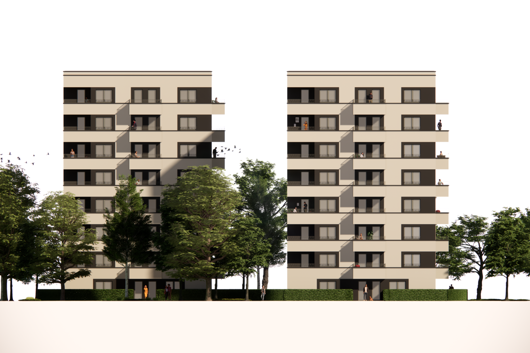 Neubau 2 Wohngebäude Wesselyring 22, 22297 Hamburg - HTG | Hoch- und ...
